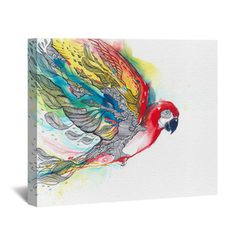 Parrot Wall Decor in Canvas, Murals, Tapestries, Posters & More