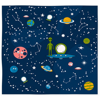 Alien Area Rugs & Custom Size Floor Mats