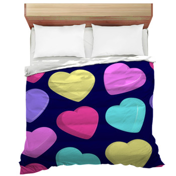 Heart Comforters, Duvets, Sheets & Sets | Custom