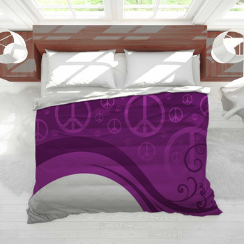 Peace sign Comforters, Duvets, Sheets & Sets | Custom