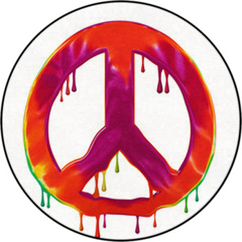 Peace sign Area Rugs & Custom Size Floor Mats