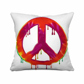 Peace sign Throw Pillows, Shams & Pillow Cases