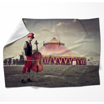 Circus Fleece Blanket Throws | Free Personalization