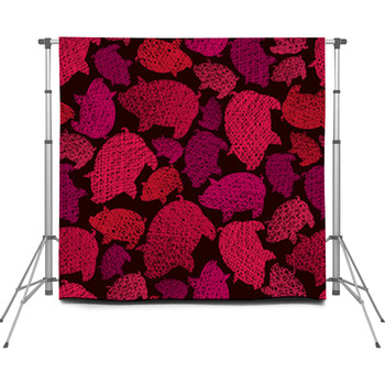 Pig Photographer Backdrops | Available in nearly ANY Custom Sizes
