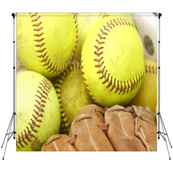 Softball Photographer Backdrops | Available in nearly ANY Custom Sizes