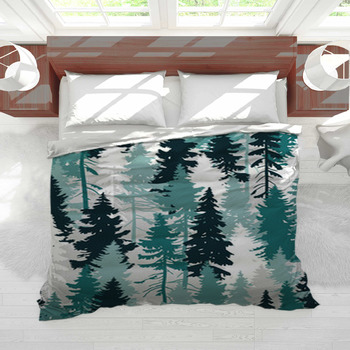 Pine tree Comforters, Duvets, Sheets & Sets | Personalized
