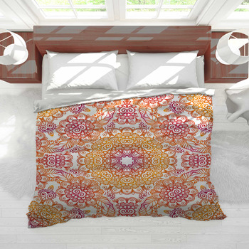 Pink and orange Comforters, Duvets, Sheets & Sets | Custom