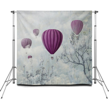 Balloon Photographer Backdrops | Available in Super Large Custom Sizes
