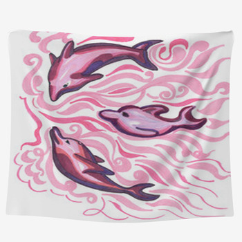 Dolphin Custom Fabric | Available in Ultra Large Custom Sizes