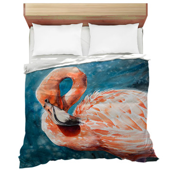 Flamingo Comforters, Duvets, Sheets & Sets | Custom