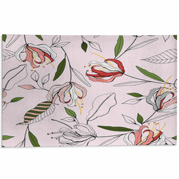 Pastel Area Rugs & Custom Size Floor Mats