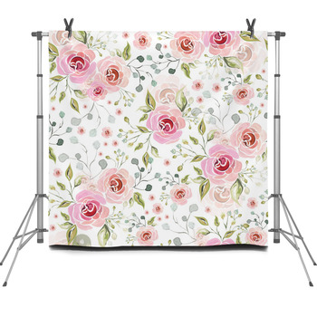 Pink and green Custom Backdrops | Available in Ultra Large Custom Sizes
