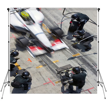 Race car Custom Backdrops | Available in Ultra Large Custom Sizes