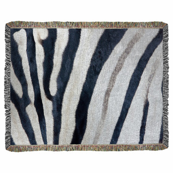 Zebra print Fleece Blanket Throws | Free Personalization