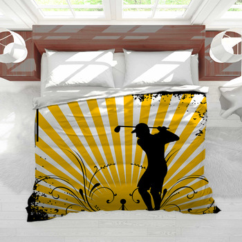 Golf Comforters, Duvets, Sheets & Sets | Personalized