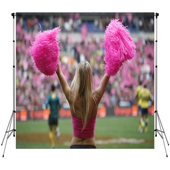 Cheerleading Custom Backdrops | Available in Super Large Custom Sizes