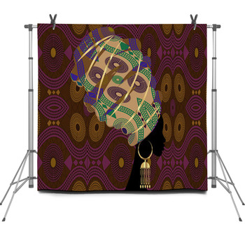 African Custom Backdrops | Available in Super Large Custom Sizes