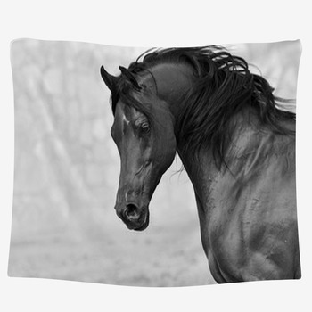Horse Fabric by the Yard | Available in Ultra Large Custom Sizes