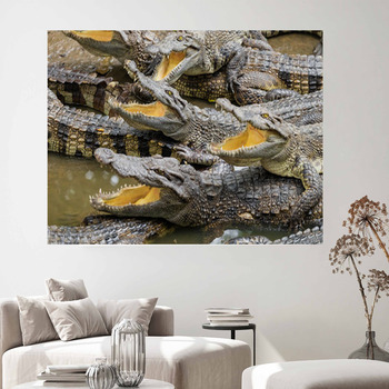 Alligator & crocodile Wall Decor in Canvas, Murals, Tapestries, Posters ...