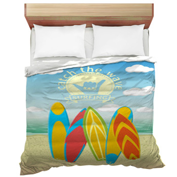 Surfer Comforters, Duvets, Sheets & Sets | Personalized