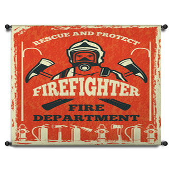 Firefighter Wall Decor in Canvas, Murals, Tapestries, Posters & More