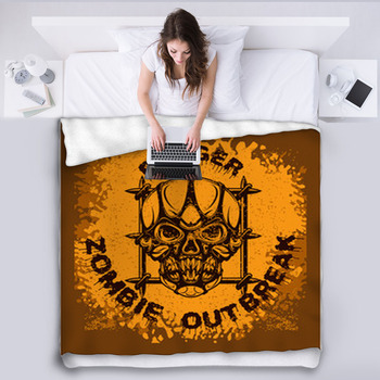 Zombie Comforters, Duvets, Sheets & Sets | Personalized