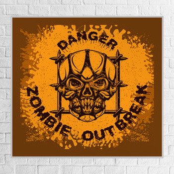 Zombie Wall Decor | Murals | Tapestry | Posters | Custom Sizes