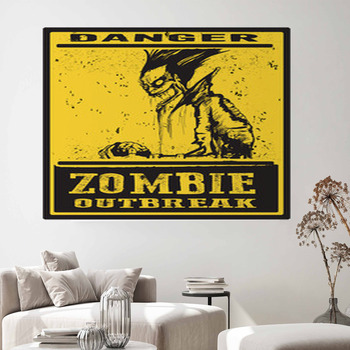 Zombie Wall Decor in Canvas, Murals, Tapestries, Posters & More