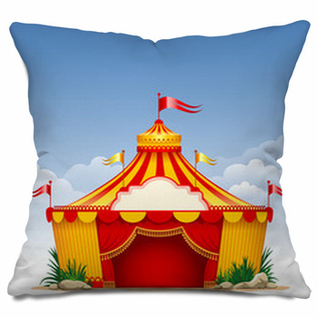 Circus Throw Pillows, & Shams