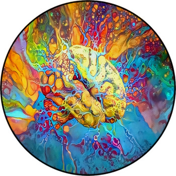 Psychedelic Area Rugs & Custom Size Floor Mats