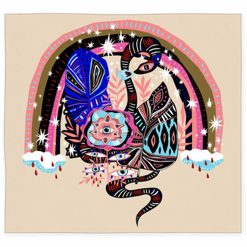 Psychedelic Area Rugs & Custom Size Floor Mats