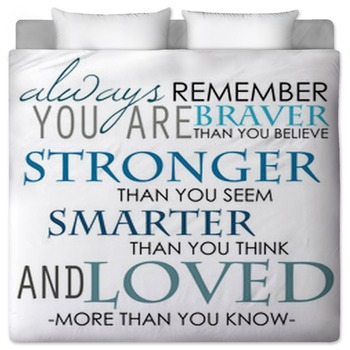Quotes and sayings Comforters, Duvets, Sheets & Sets | Personalized