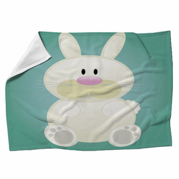 Bunny Fleece Blanket Throws | Free Personalization