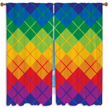 Argyle Drapes & Window Treatments | Black Out | Custom Sizes