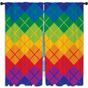 Argyle Drapes & Window Treatments | Black Out | Custom Sizes