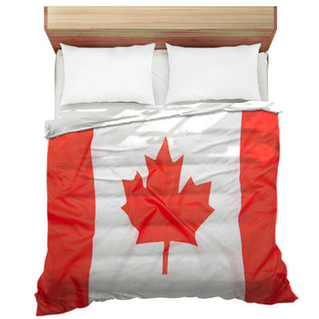 Canadian flag Comforters, Duvets, Sheets & Sets | Custom