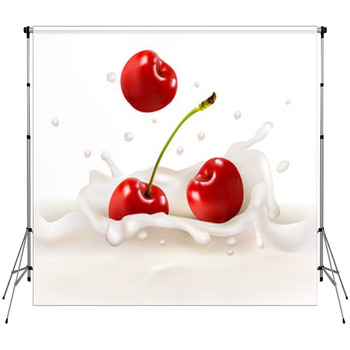 Cherry Custom Backdrops | Available in Super Large Custom Sizes