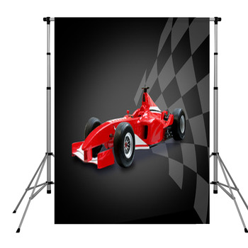 Race car Custom Backdrops | Available in Ultra Large Custom Sizes
