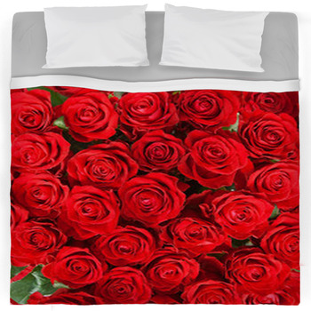 Red floral Comforters, Duvets, Sheets & Sets | Custom
