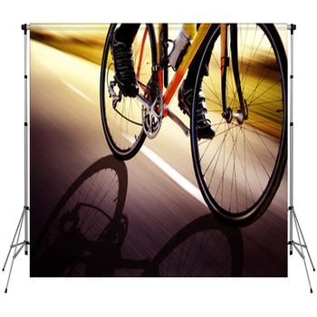 Bicycle Photographer Backdrops | Available in nearly ANY Custom Sizes