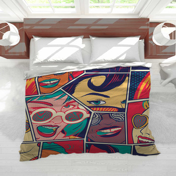 Pop art Comforters, Duvets, Sheets & Sets | Custom
