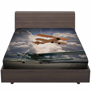 Vintage airplane Comforters, Duvets, Sheets & Sets | Personalized