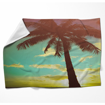 Hawaiian Fleece Blanket Throws | Free Personalization