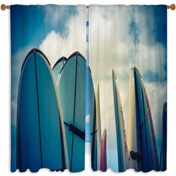 Surfer Curtains & Drapes | Block Out | Custom Sizes