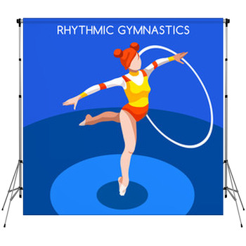 Gymnastics Photographer Backdrops | Available in nearly ANY Custom Sizes