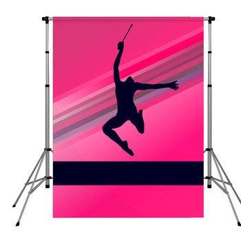 Gymnastics Photographer Backdrops | Available in nearly ANY Custom Sizes