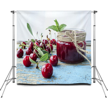 Cherry Custom Backdrops | Available in Super Large Custom Sizes