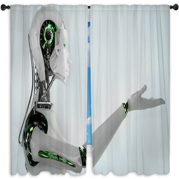 Robot Drapes & Window Treatments | Black Out | Custom Sizes