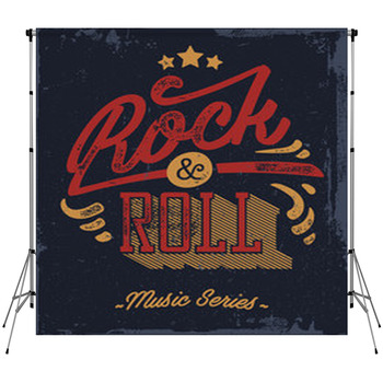 Rock n roll Photographer Backdrops | Available in Very Large Custom Sizes