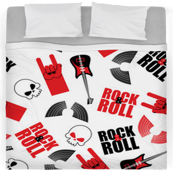 Rock n roll Comforters, Duvets, Sheets & Sets | Custom